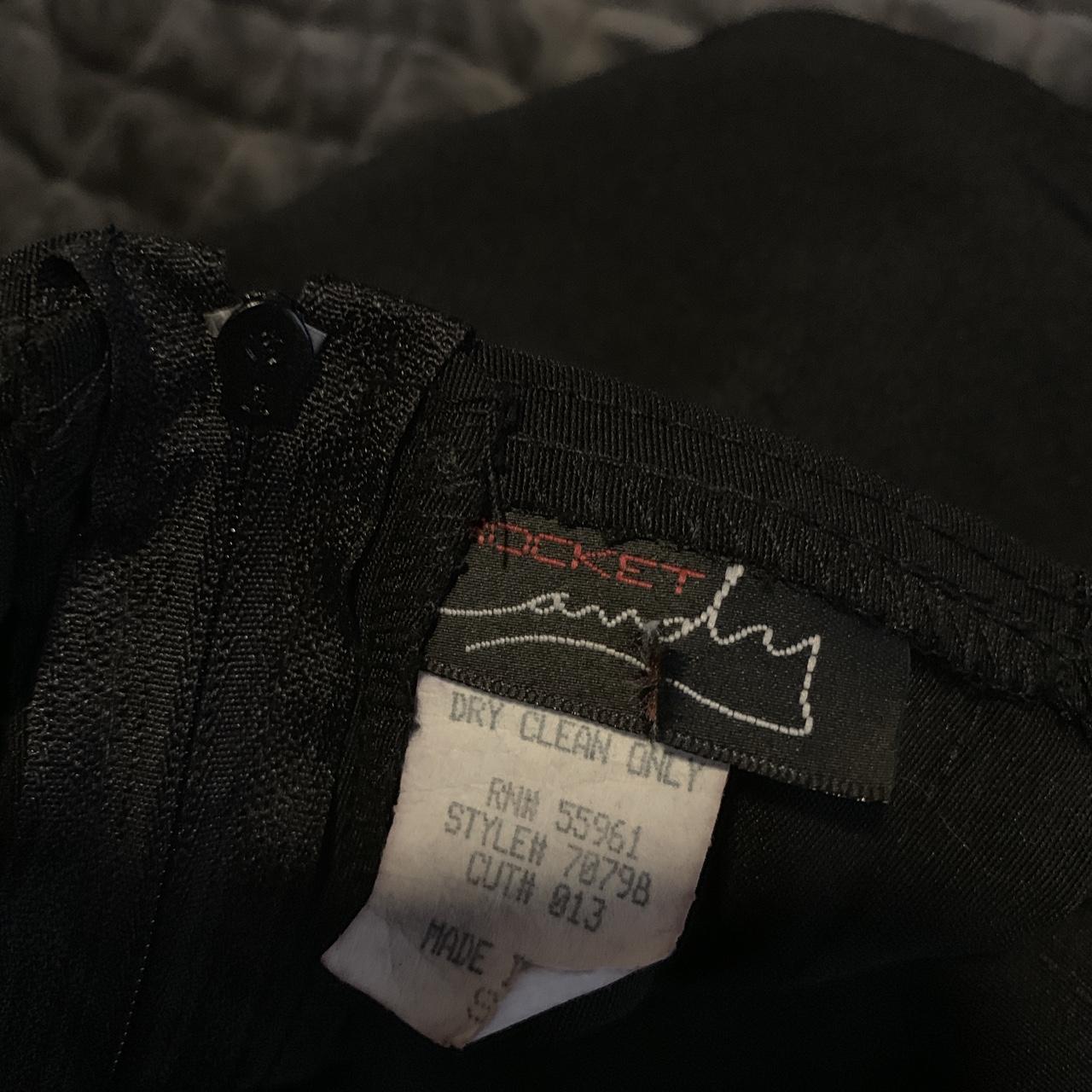 Rocket Candy fitted black dress with open back.... - Depop