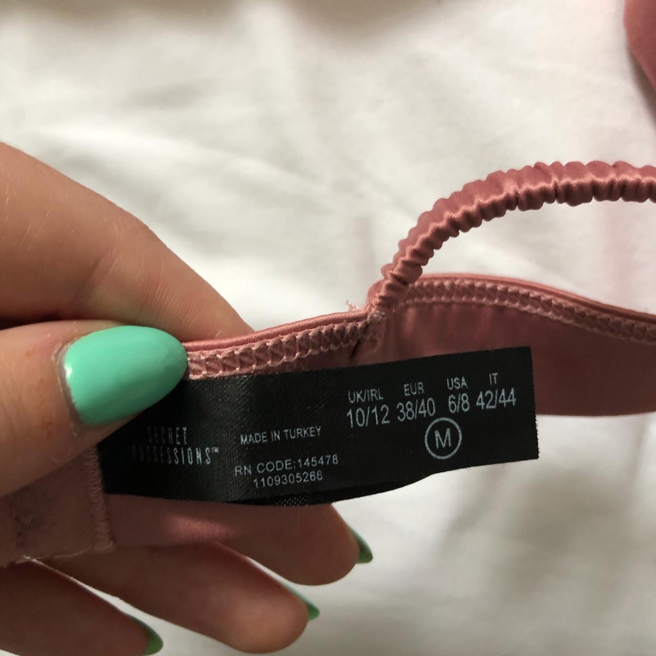 Primark pink bra in size M. Only worn a couple of... - Depop