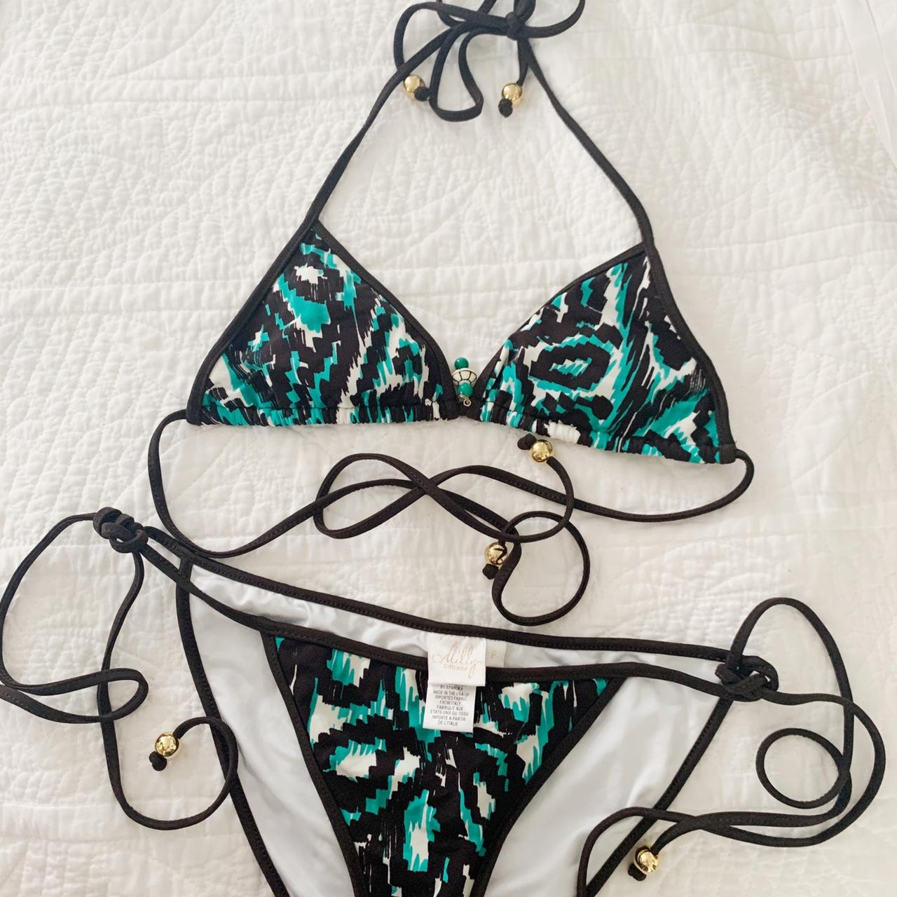 MILLY bikini both size small worn and washed once... - Depop