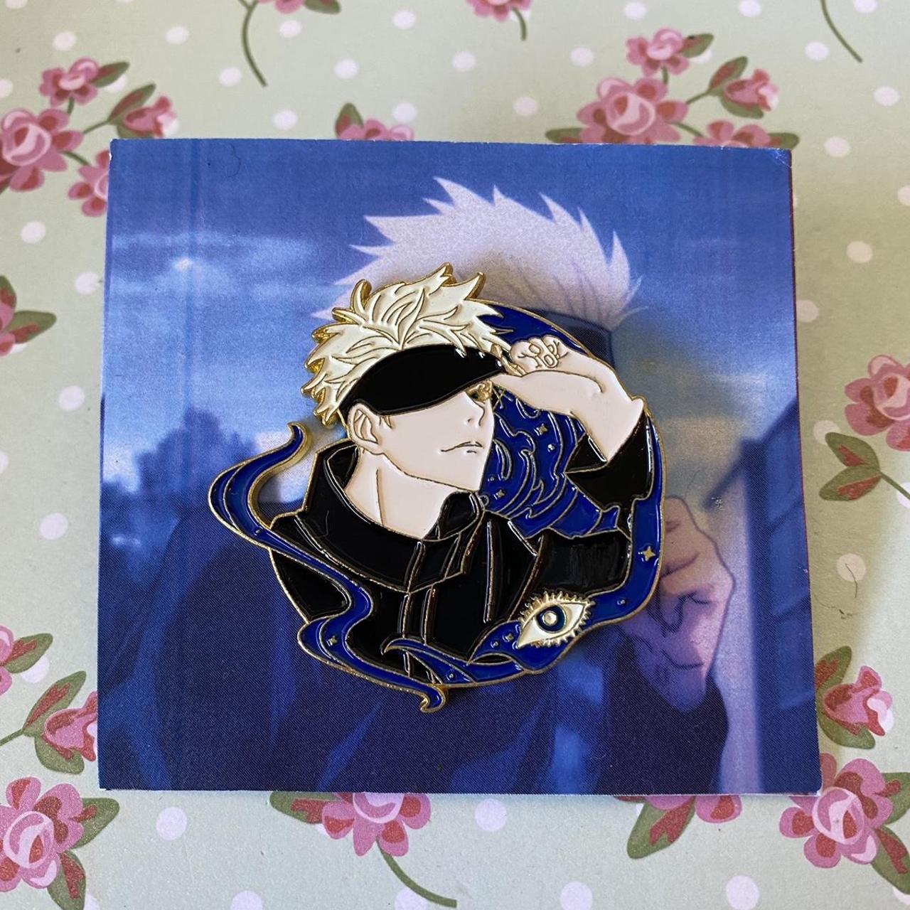 jujutsu kaisen pin 4.5cm x 4.5cm BUY ANY THREE... - Depop