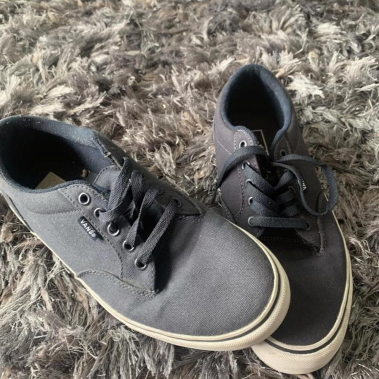 Vans Trainers Platforms Blue Navy Good... - Depop