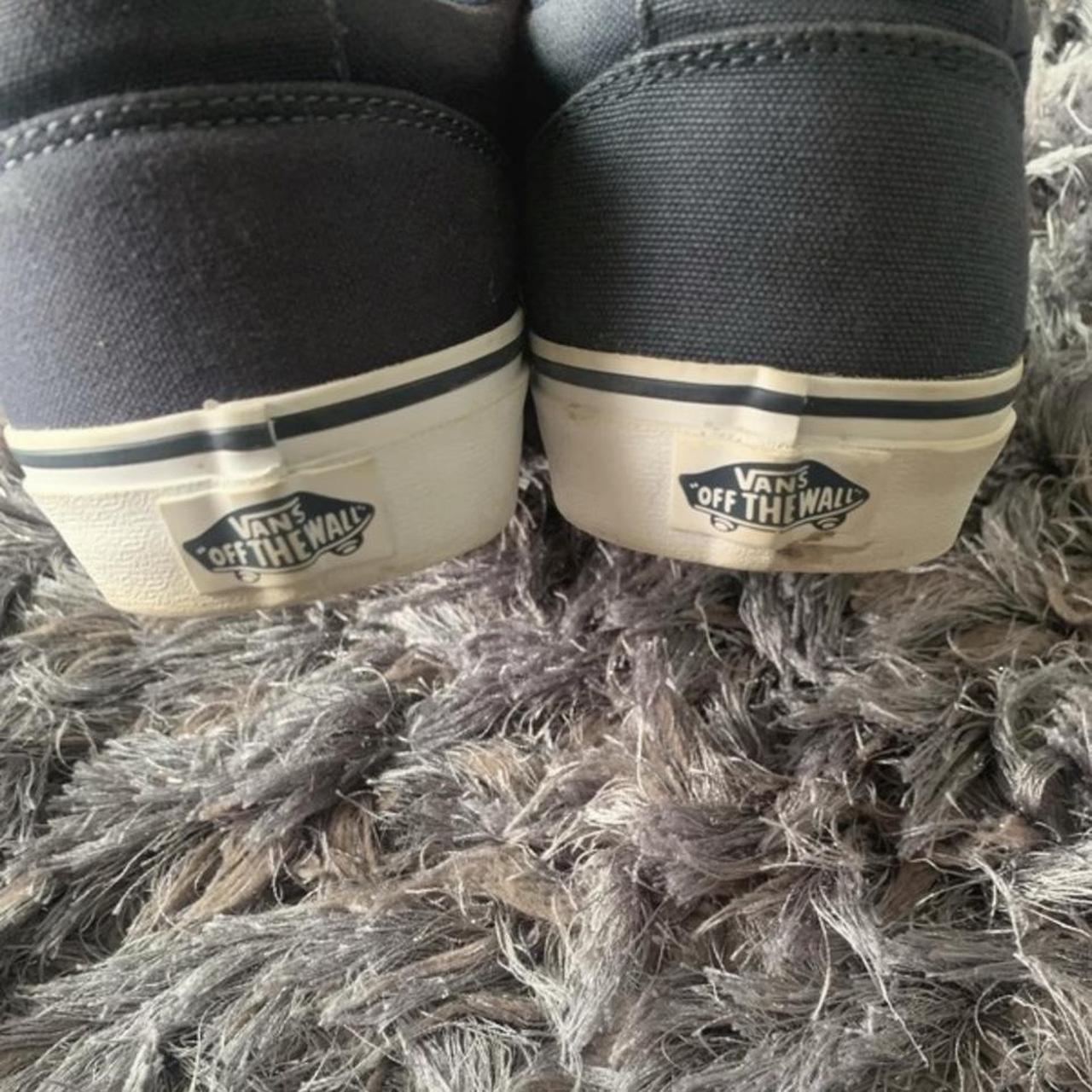 Vans Trainers Platforms Blue Navy Good... - Depop