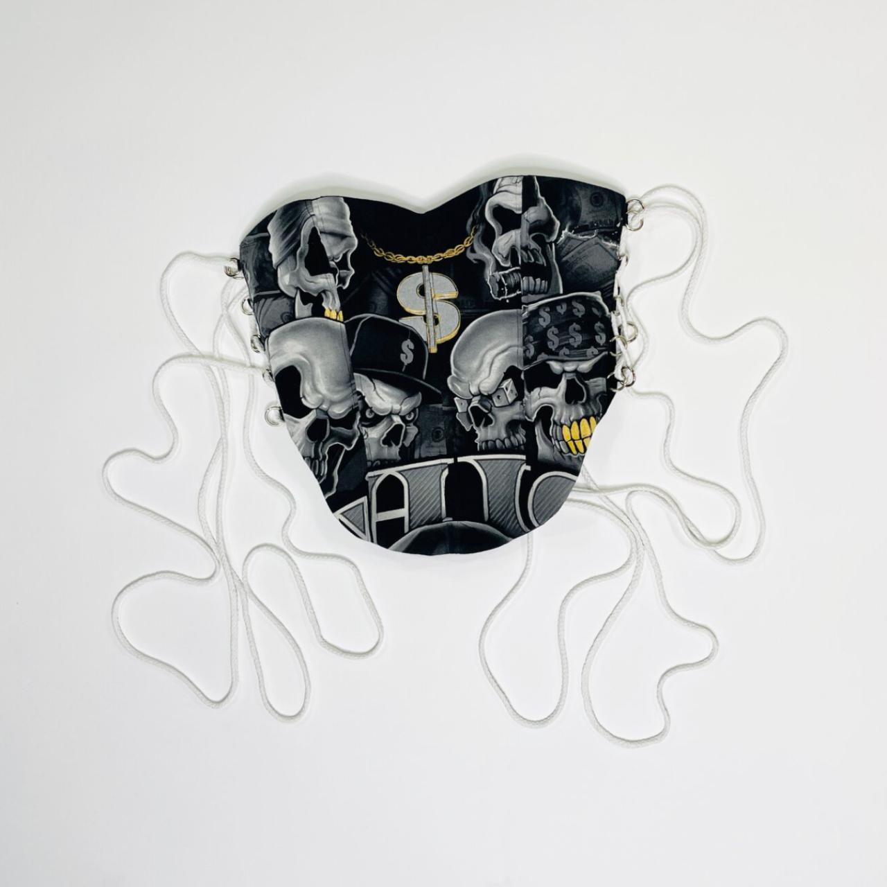 One-of-a-kind vintage Skeleton corset. Handmade with... - Depop