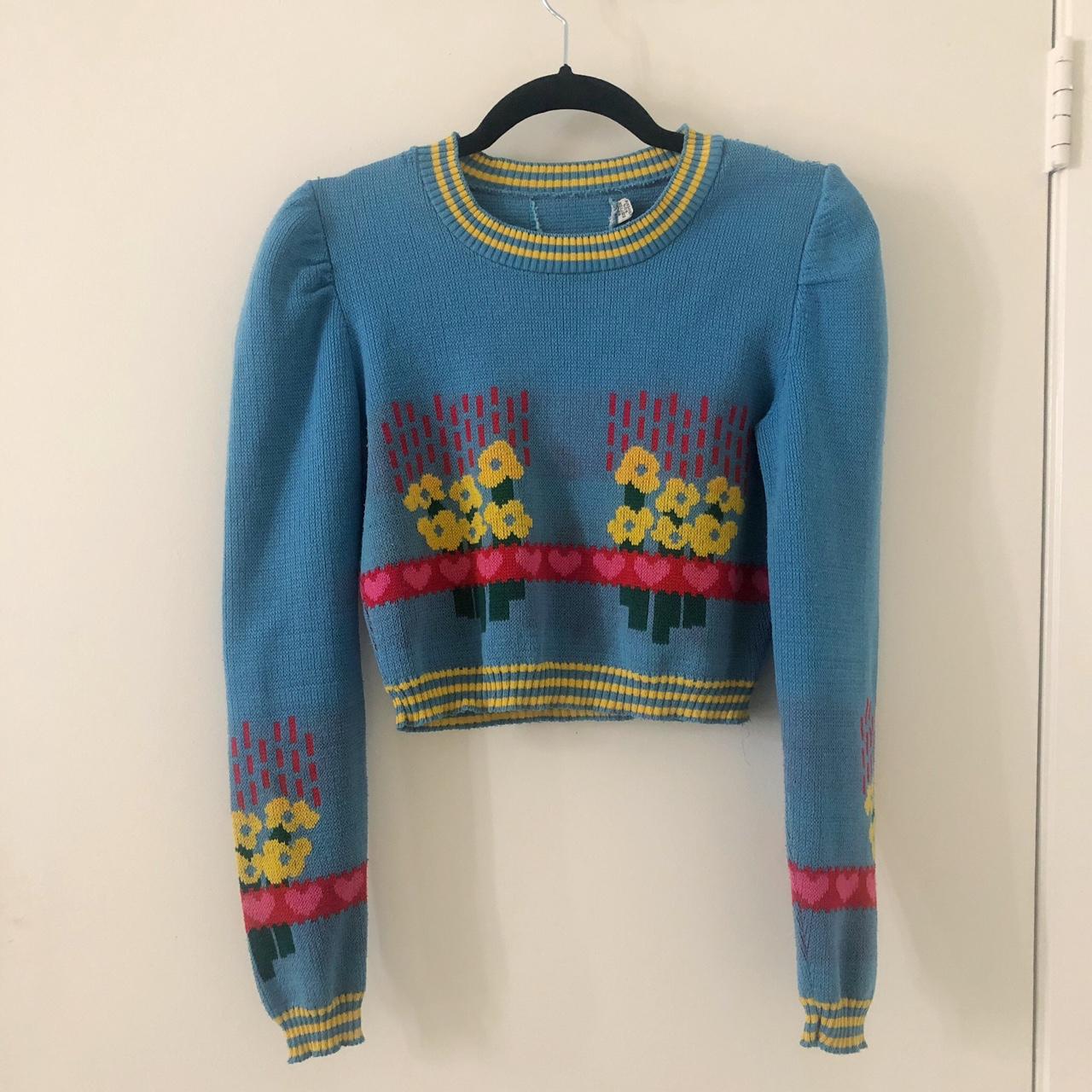 EXTREMELY RARE Alley Cat Betsey Johnson Sweater -... - Depop