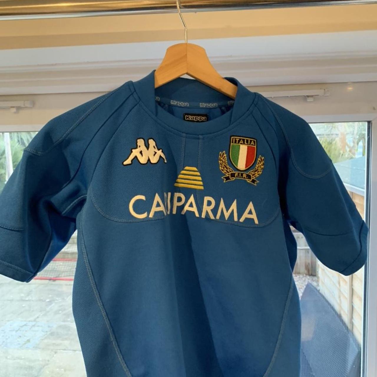 Vintage Italian kappa rugby union shirt Size youth... - Depop