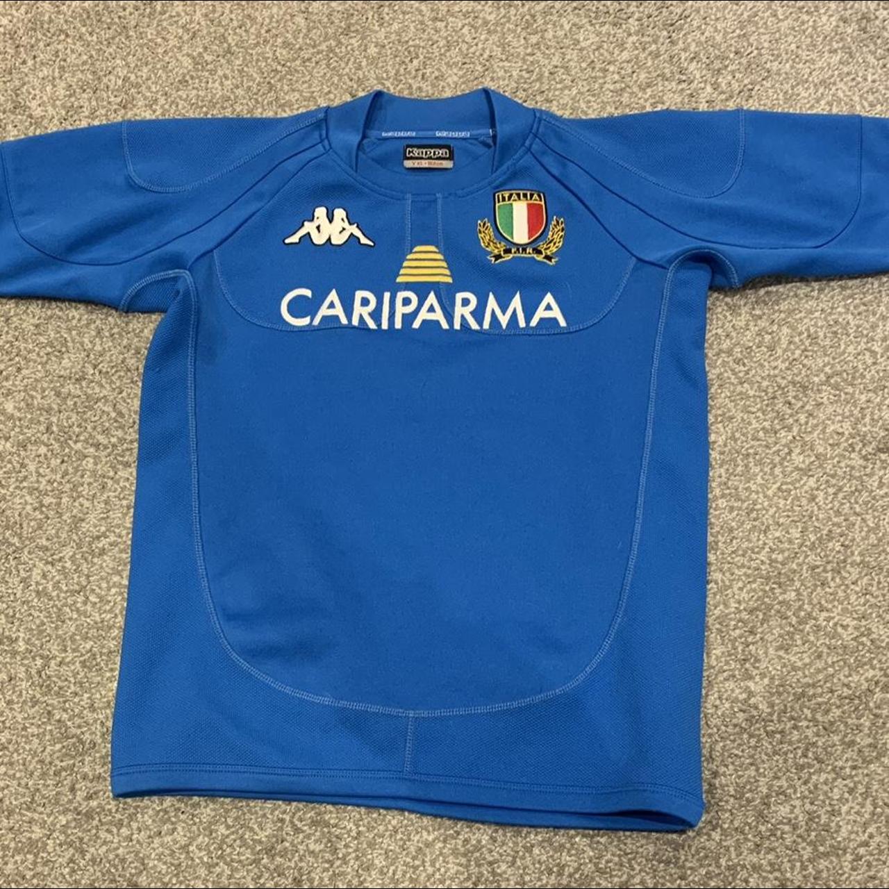 Vintage Italian kappa rugby union shirt Size youth... - Depop