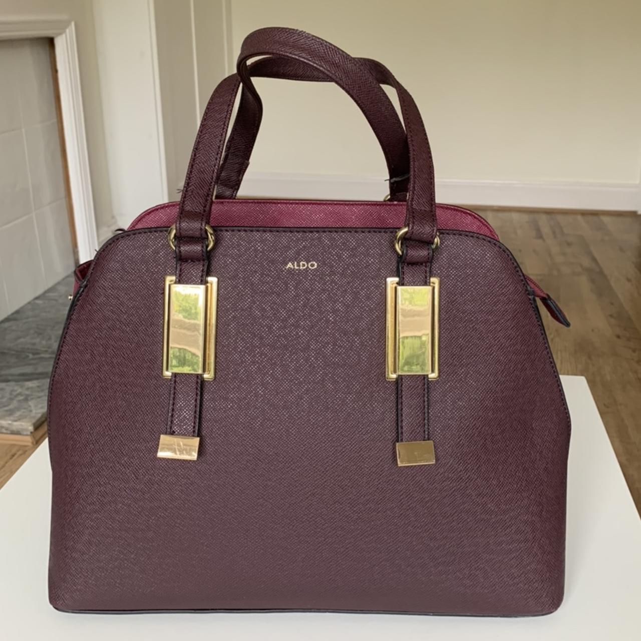 Aldo burgundy handbag. Excellent condition. #bag... - Depop