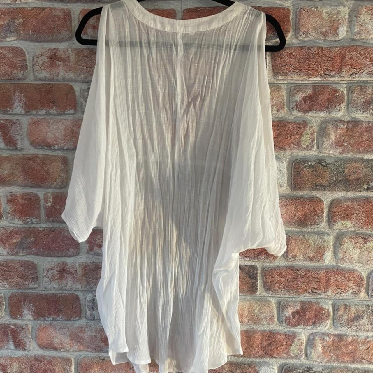 Matalan Womens White Cover Ups Depop