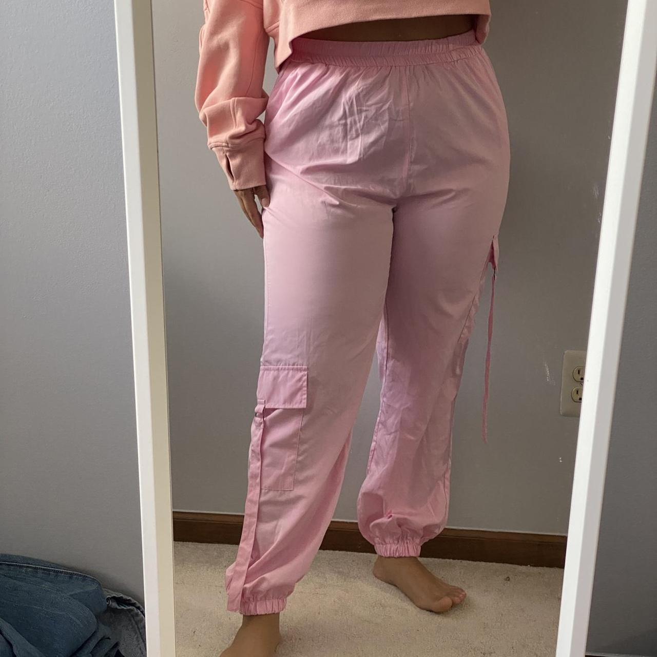 Light Pink cargo Pants I’ve never worn these.... - Depop