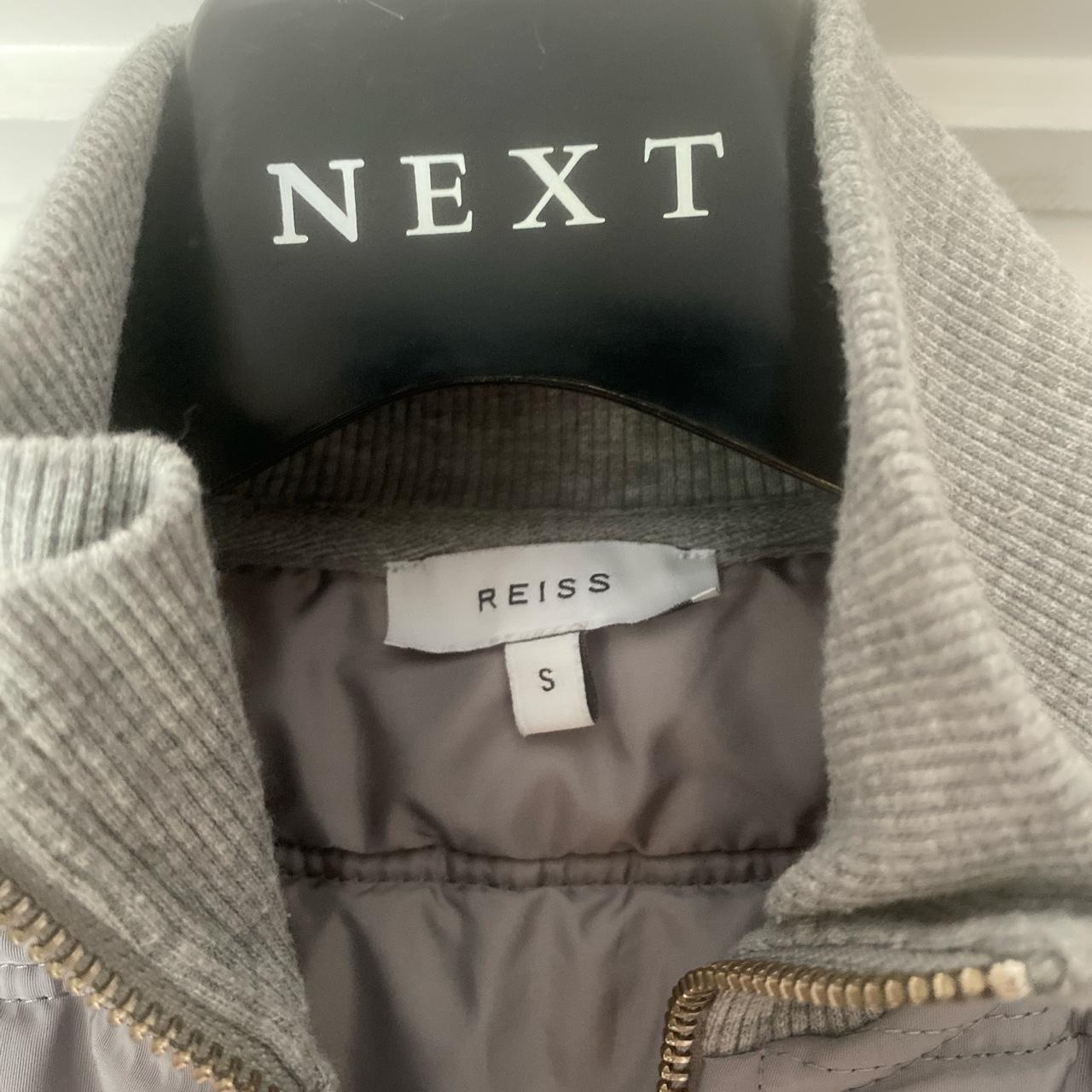 (2/2) REISS Quilted Jacket - Grey - Small ADDITIONAL... - Depop