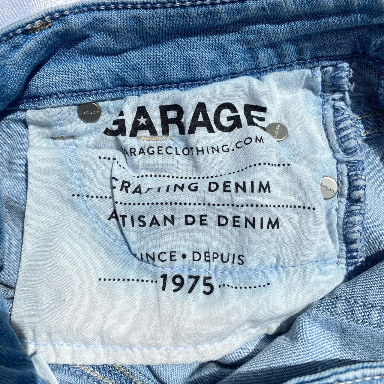 Garage low rise flirty denim short. Worn and loved... - Depop