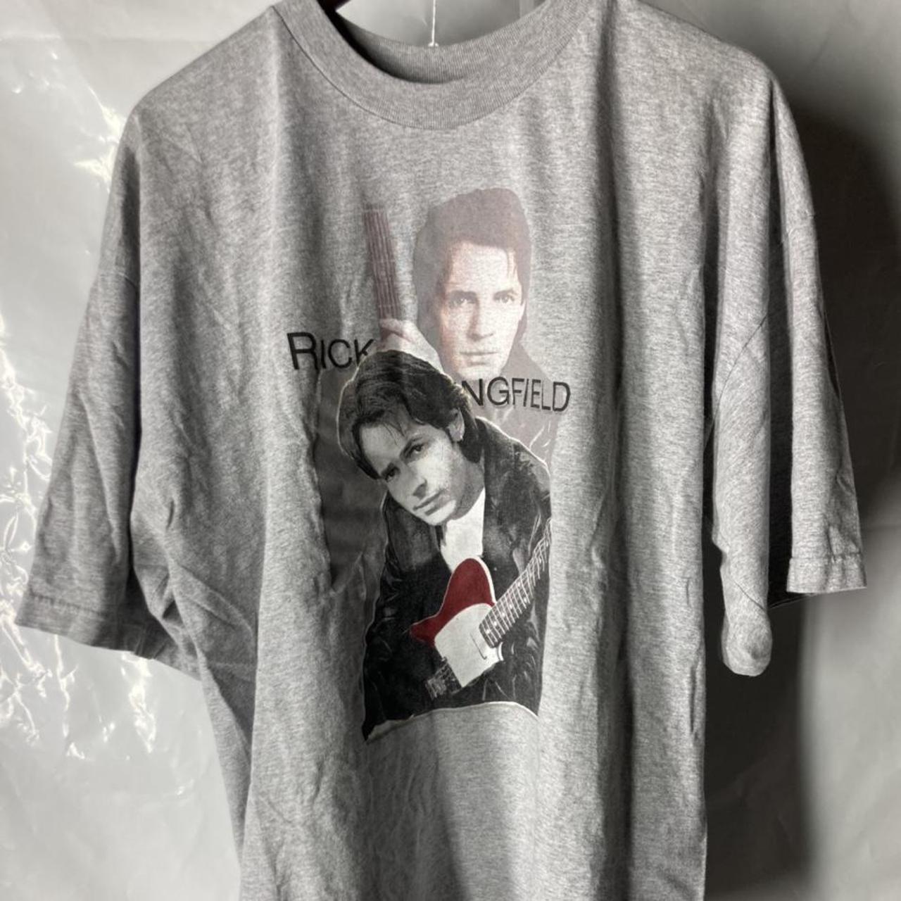Vintage Rick Springfield t shirt band tee q tees xxl... - Depop