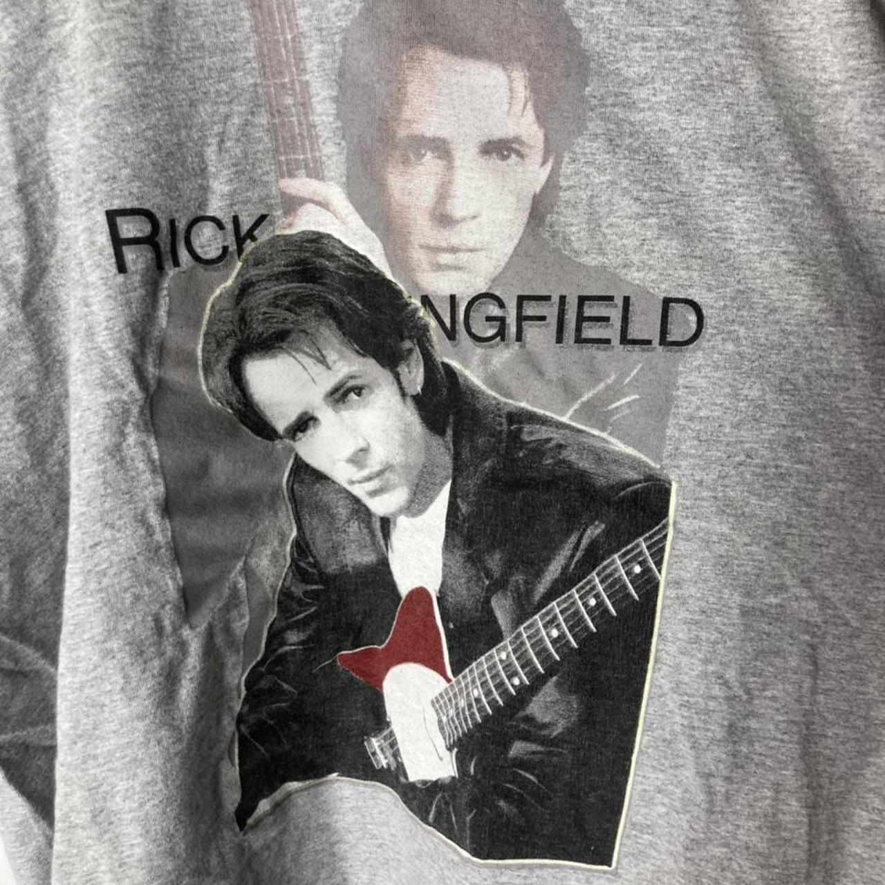 Vintage Rick Springfield t shirt band tee q tees xxl... | Depop