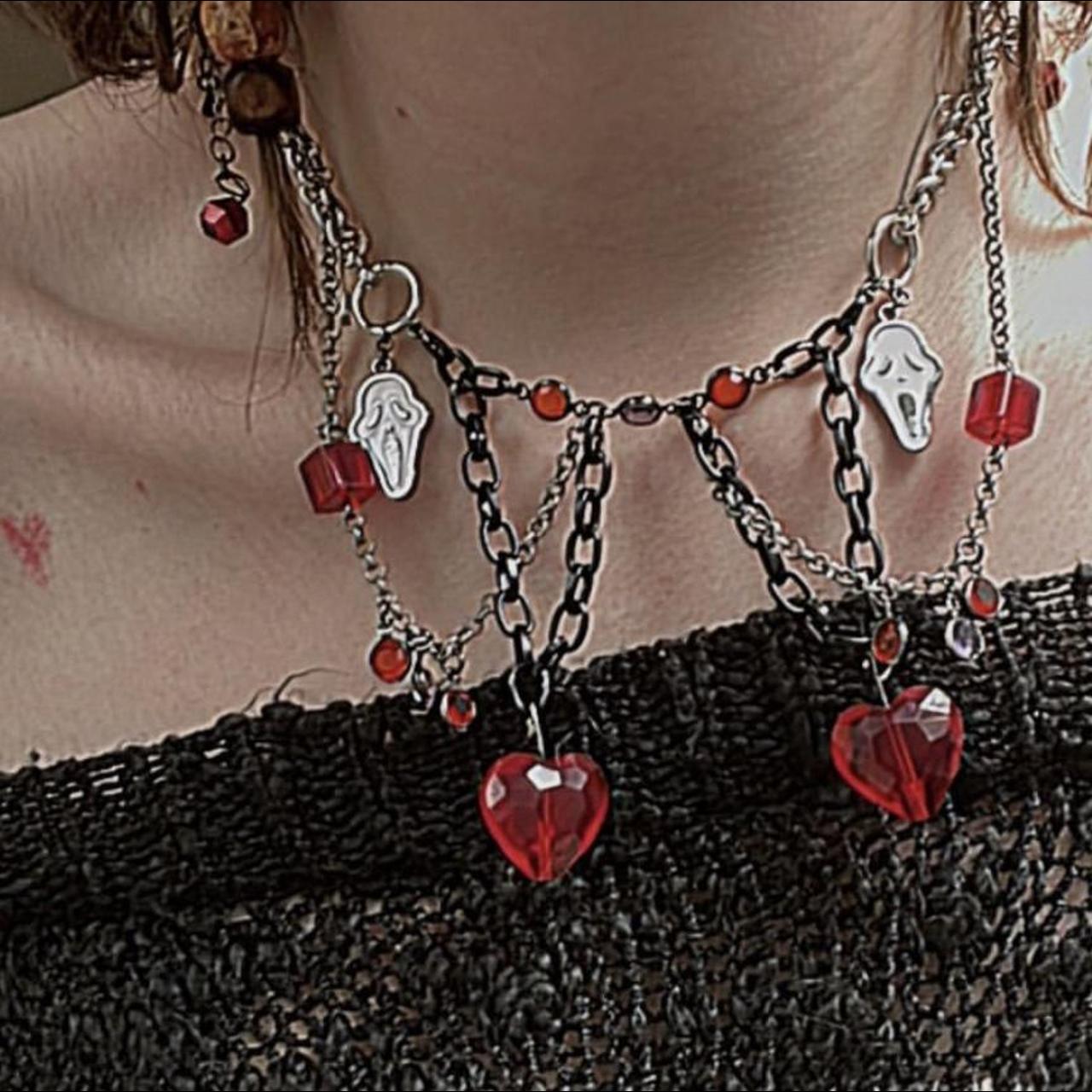 GHOSTFACE Inspired Necklace(s) 🔪 *:･ﾟ *:･ﾟ ... - Depop