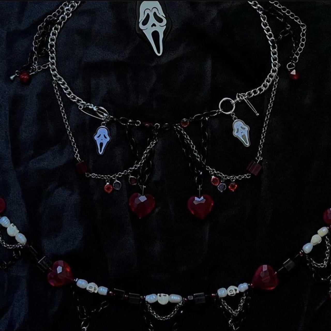 GHOSTFACE Inspired Necklace(s) 🔪 *:･ﾟ *:･ﾟ ... - Depop