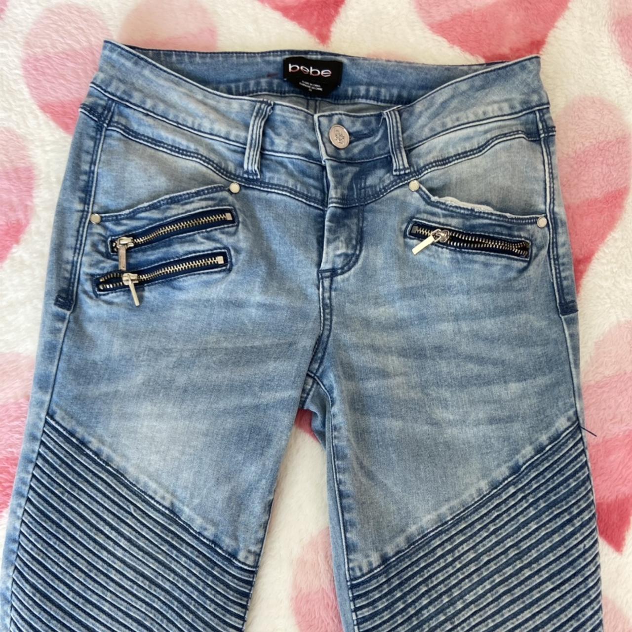 💗 Bebe jeans 💗 Multiple zipper pockets 💗 Skinny fit - Depop
