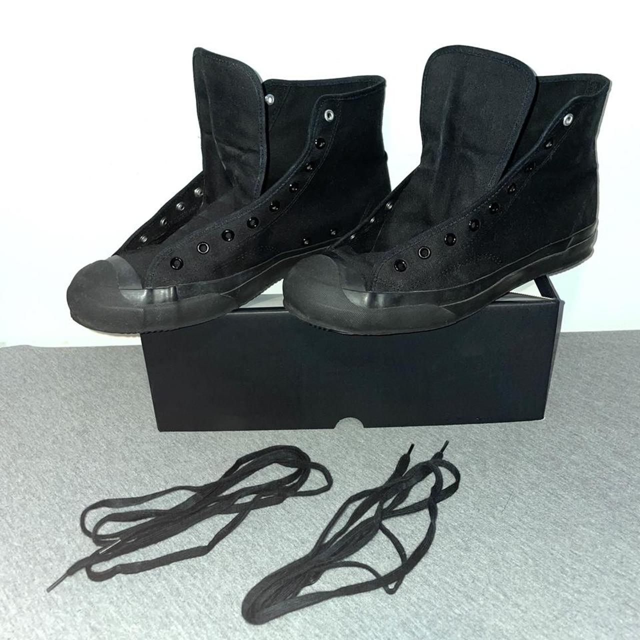 Yohji Yamamoto Men's Black Trainers | Depop