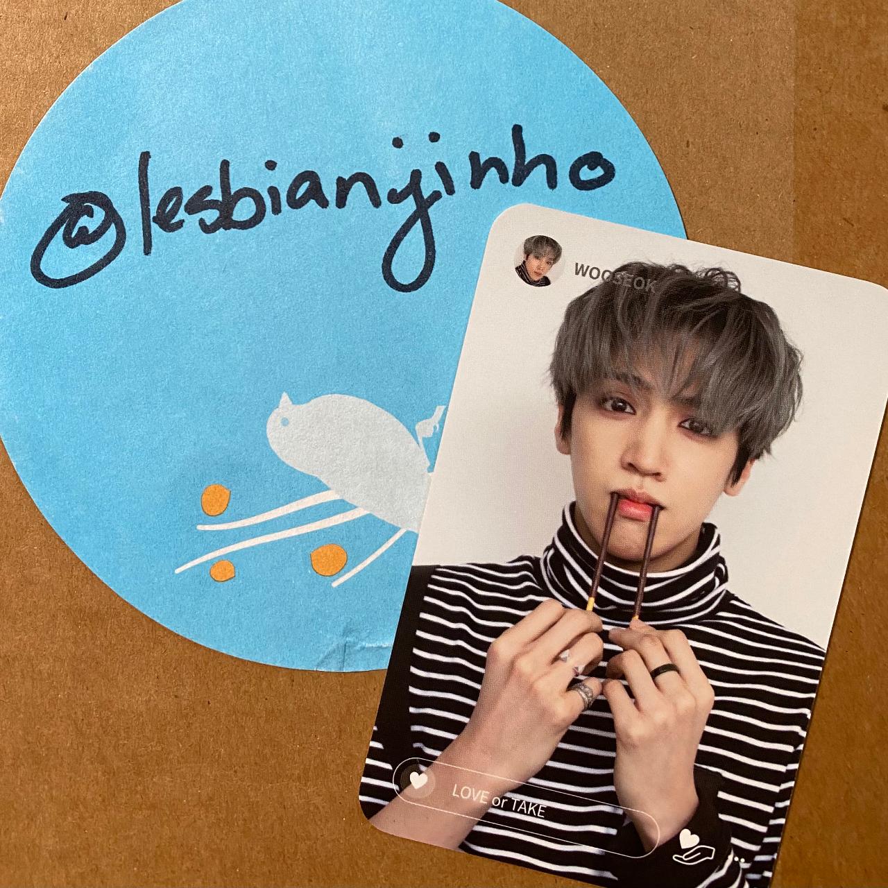 pentagon wooseok love or take photocard #pentagon... - Depop