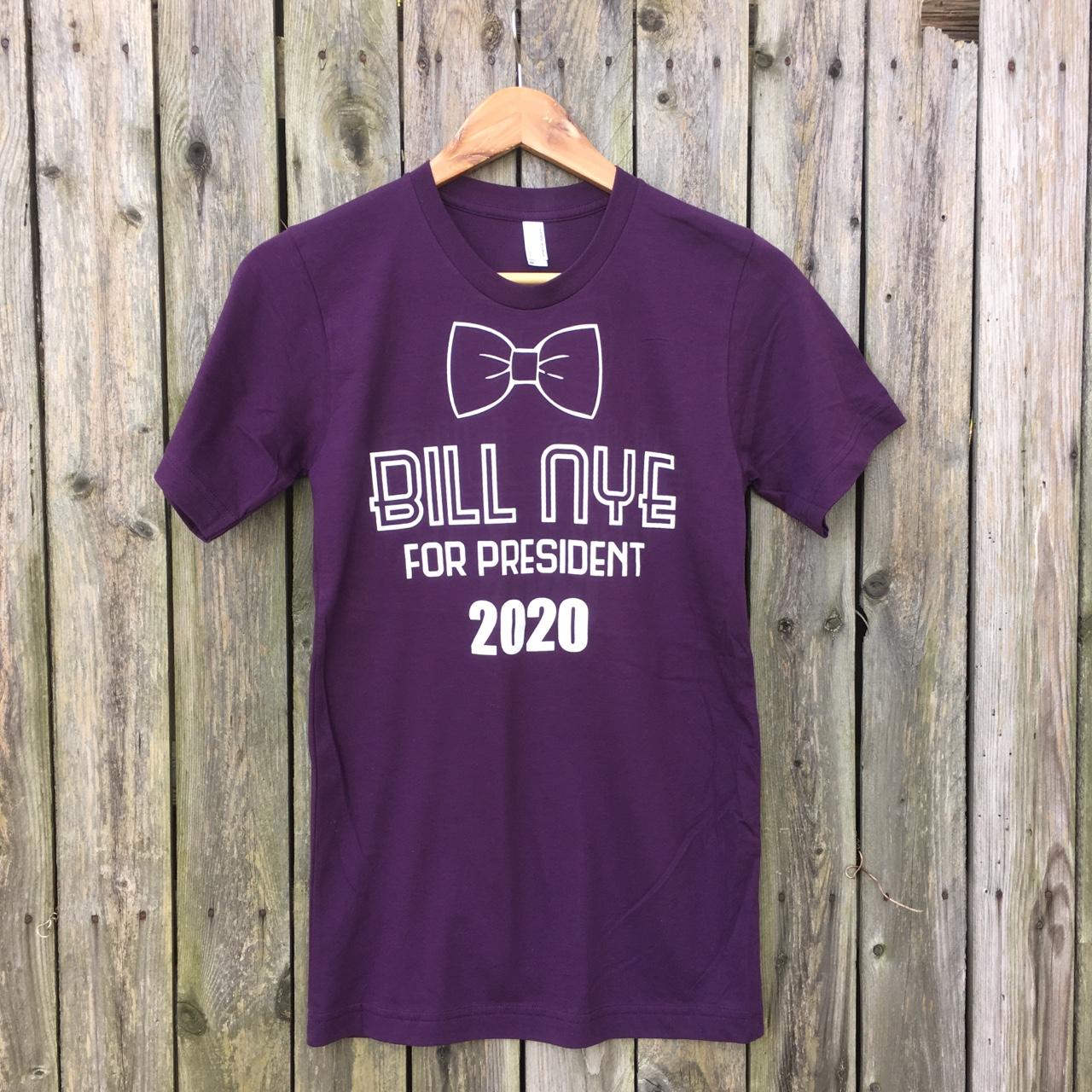 Bill Nye for President 2020 with his signature bow... - Depop