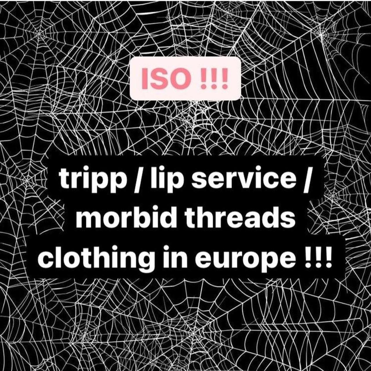 ISO!! morbid threads / Tripp NYC / living dead souls... - Depop