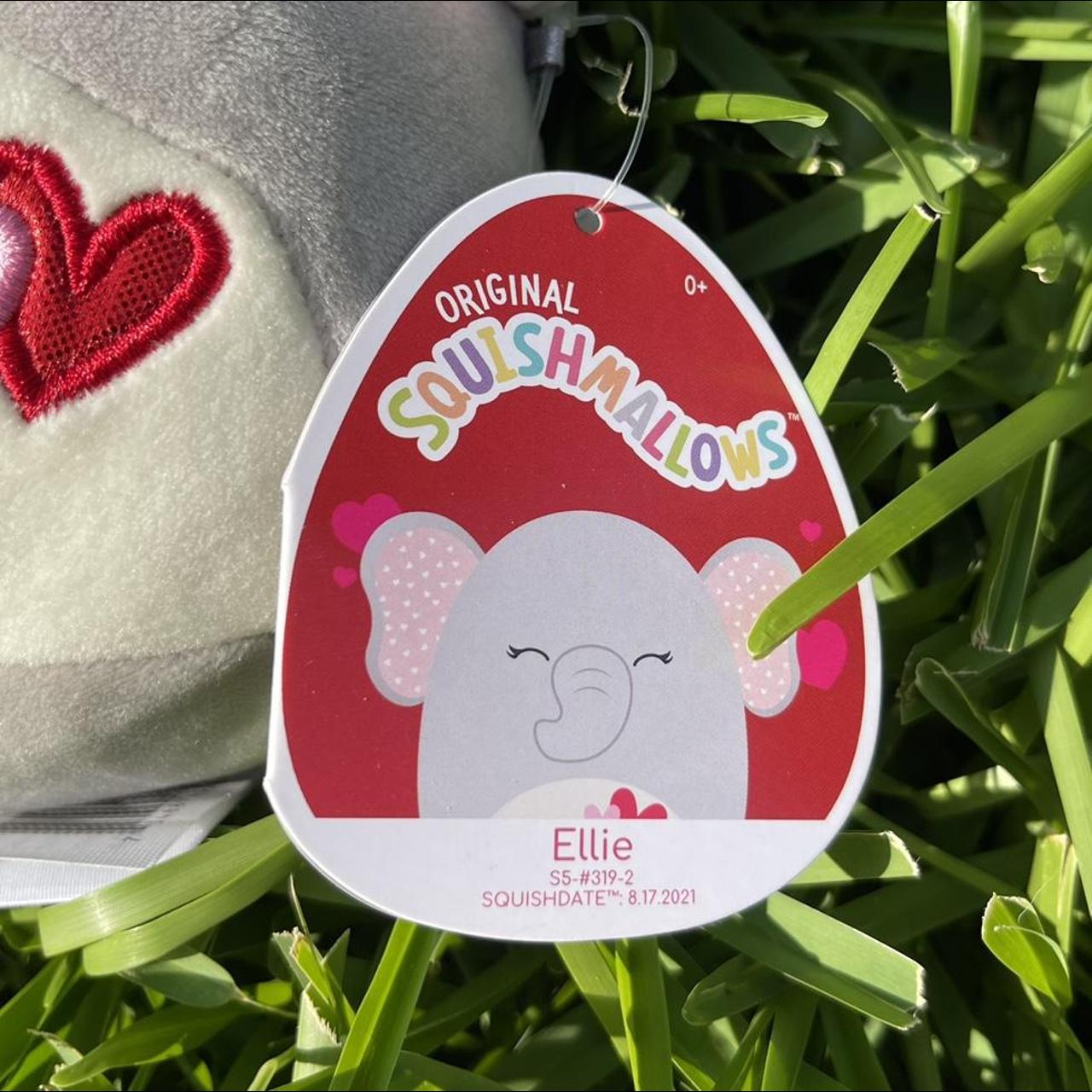 Ellie Squishmallow •BNWT, 5 inches •valentines... - Depop