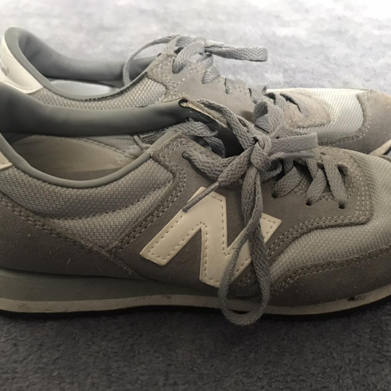 size 6 new balance trainers wore a handful times,... - Depop