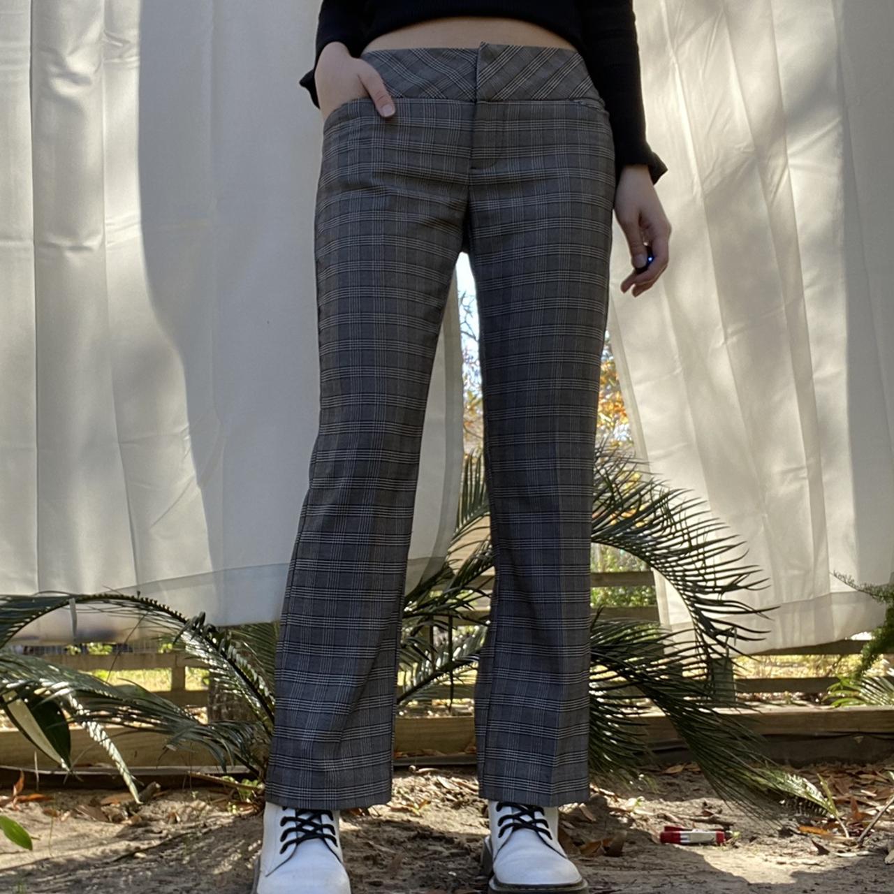 Super cute black and white plaid pants!! • Brand is... | Depop