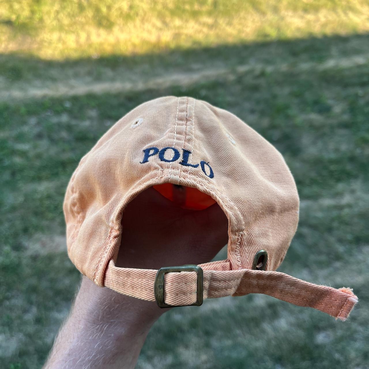 Polo Men's Orange Hat | Depop