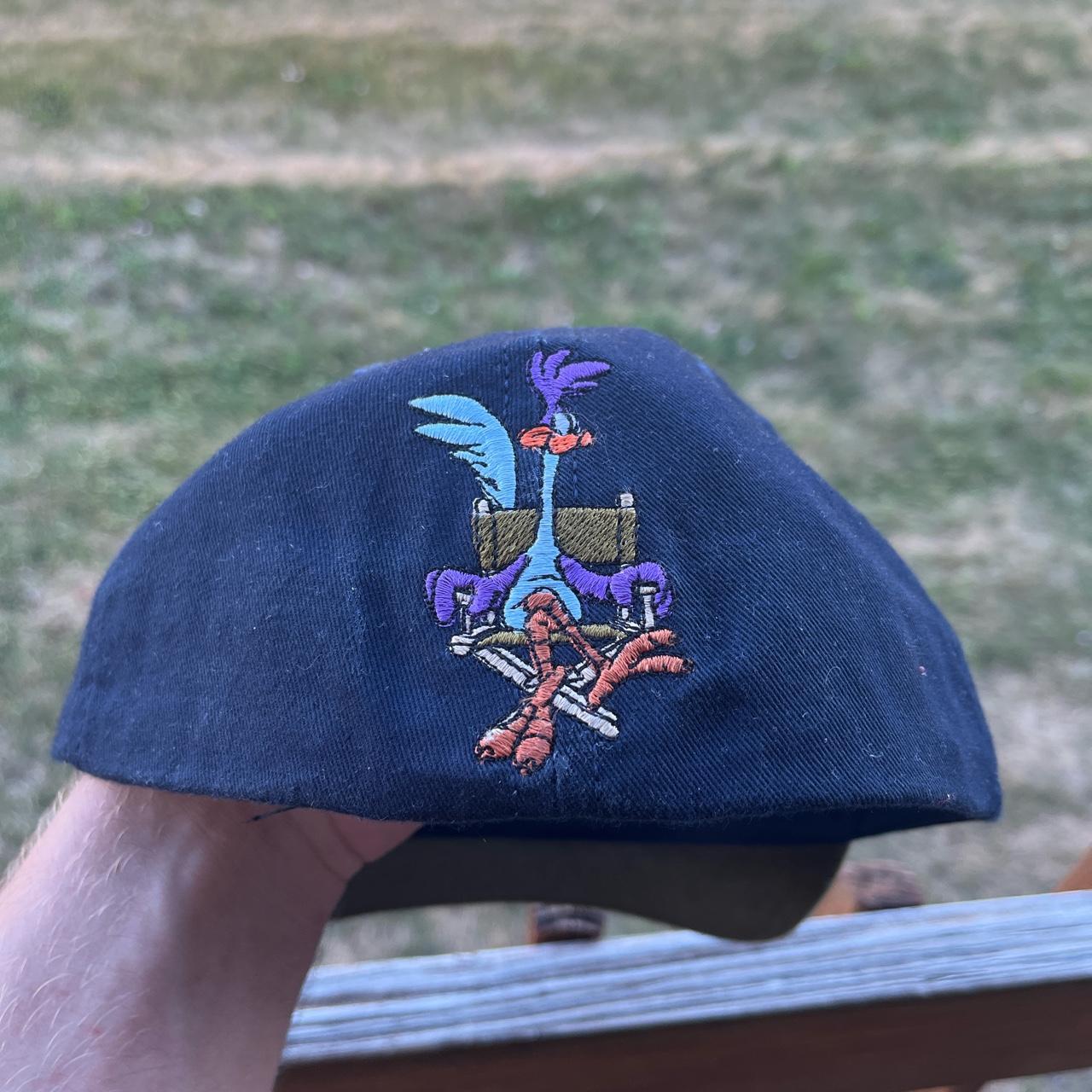 Vintage Warner Bros Roadrunner Hat Fitted Make an... - Depop