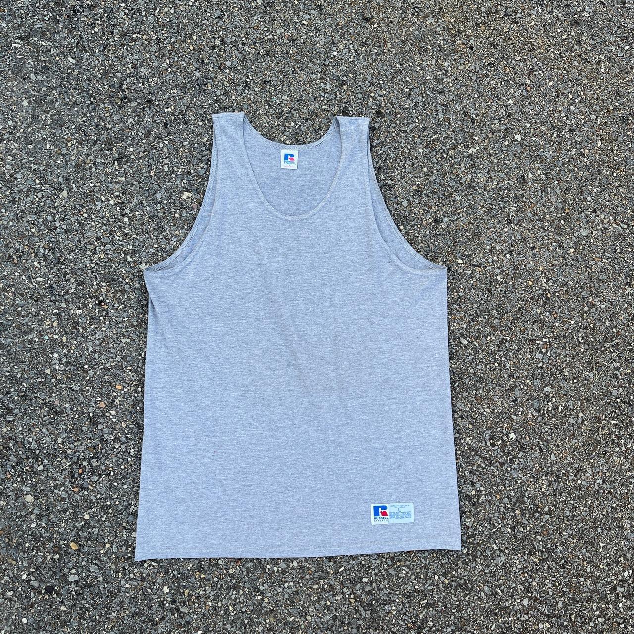 Russell Athletic Men's Grey Vest | Depop