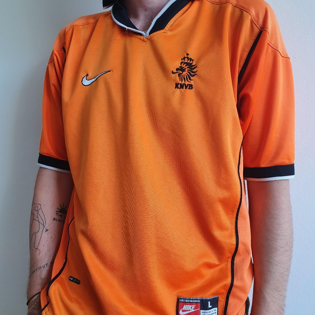 Rare vintage Netherlands home shirt from 1998 World... | Depop
