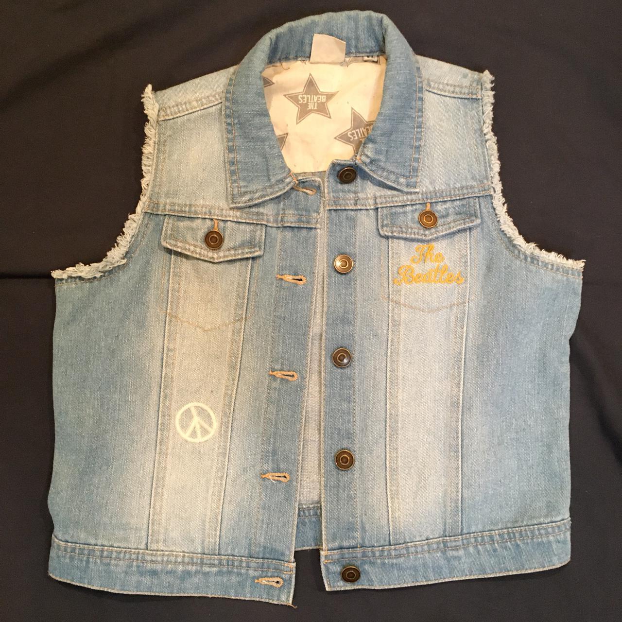 🍏Beatles denim vest🍏 Purchased from Target from the... - Depop