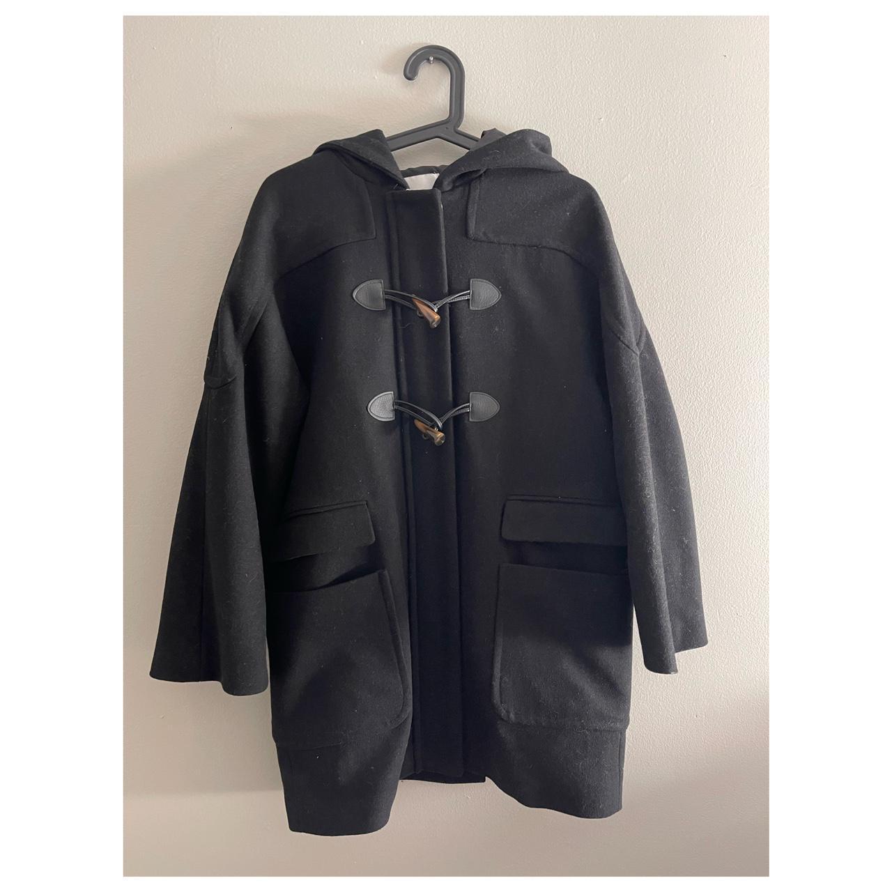 Mango wool toggle coat, runs a little large , in... - Depop