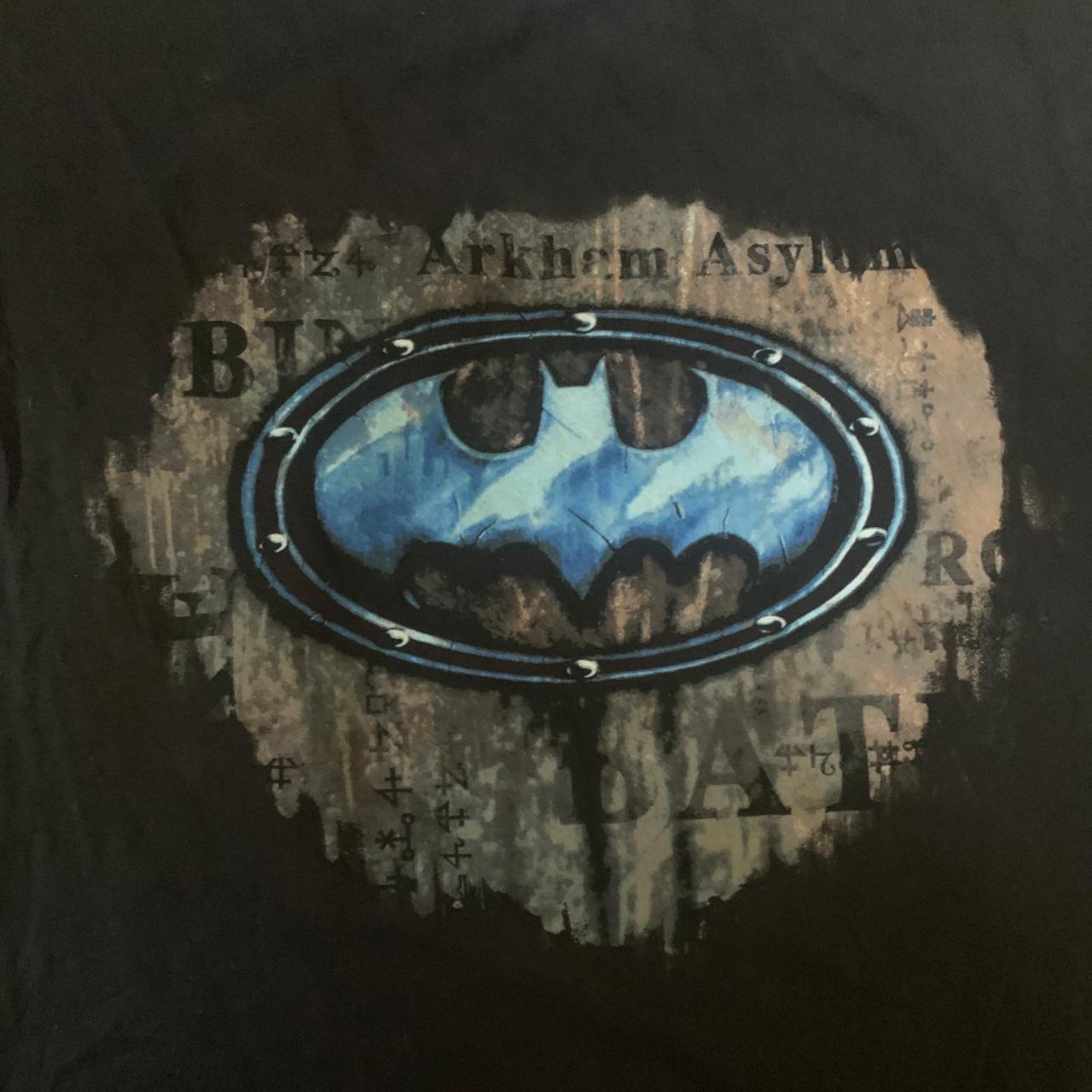 Vintage Batman Logo 2005 Shirt, Black, Size L,... - Depop