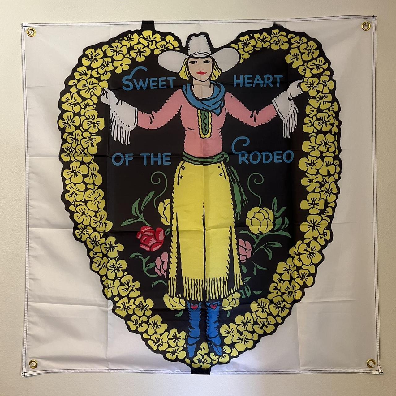 Sweetheart of the Rodeo banner. Awesome and detailed... - Depop