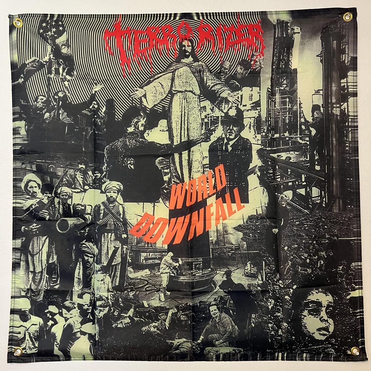 Terrorizer- World Downfall import banner. Insanely... - Depop