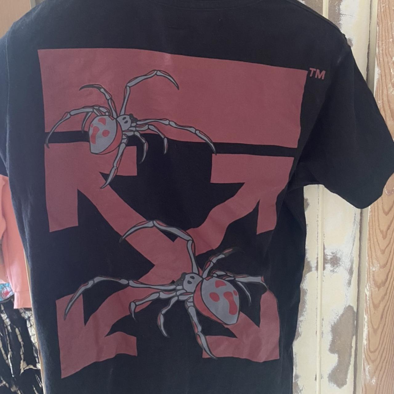 Off white spider tee SS19 Worn three times Fits small - Depop