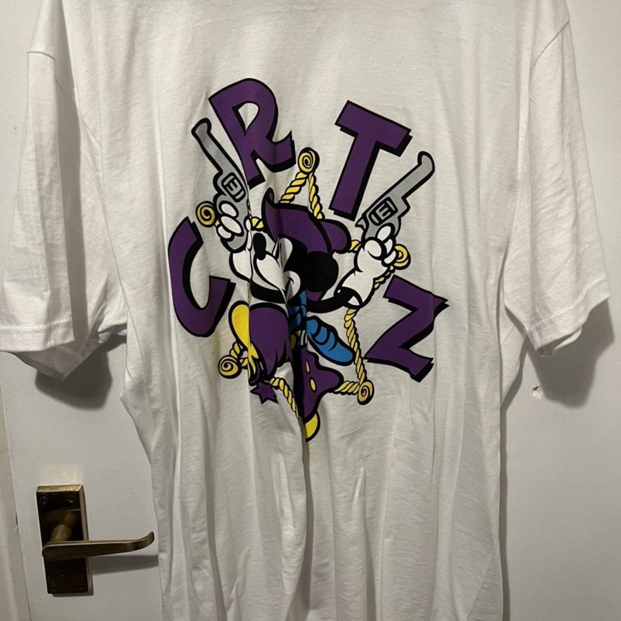 Crtz mickey with da blickey white and purple t... - Depop