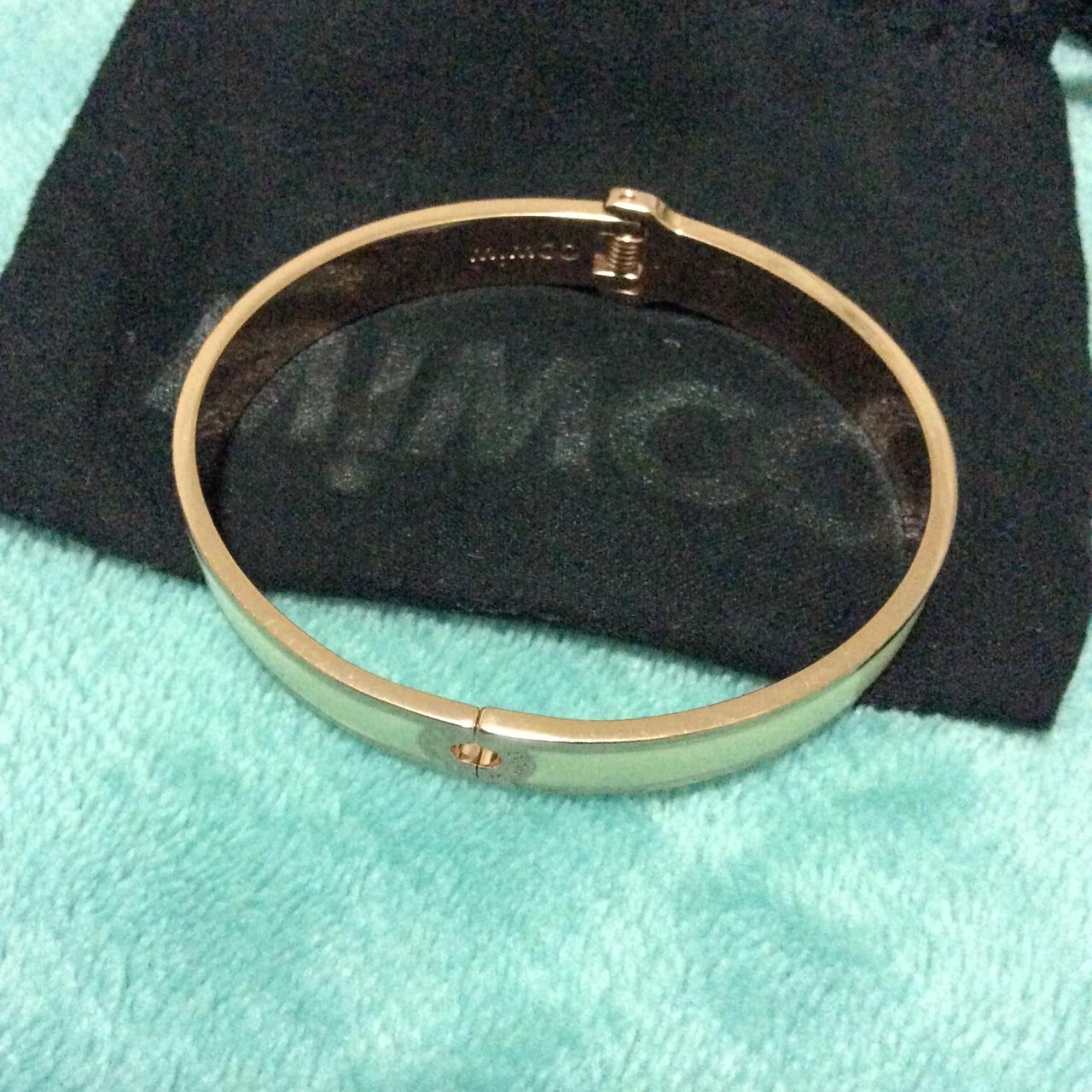 Mimco ivory rose gold bangle. Beautiful minimalist... - Depop