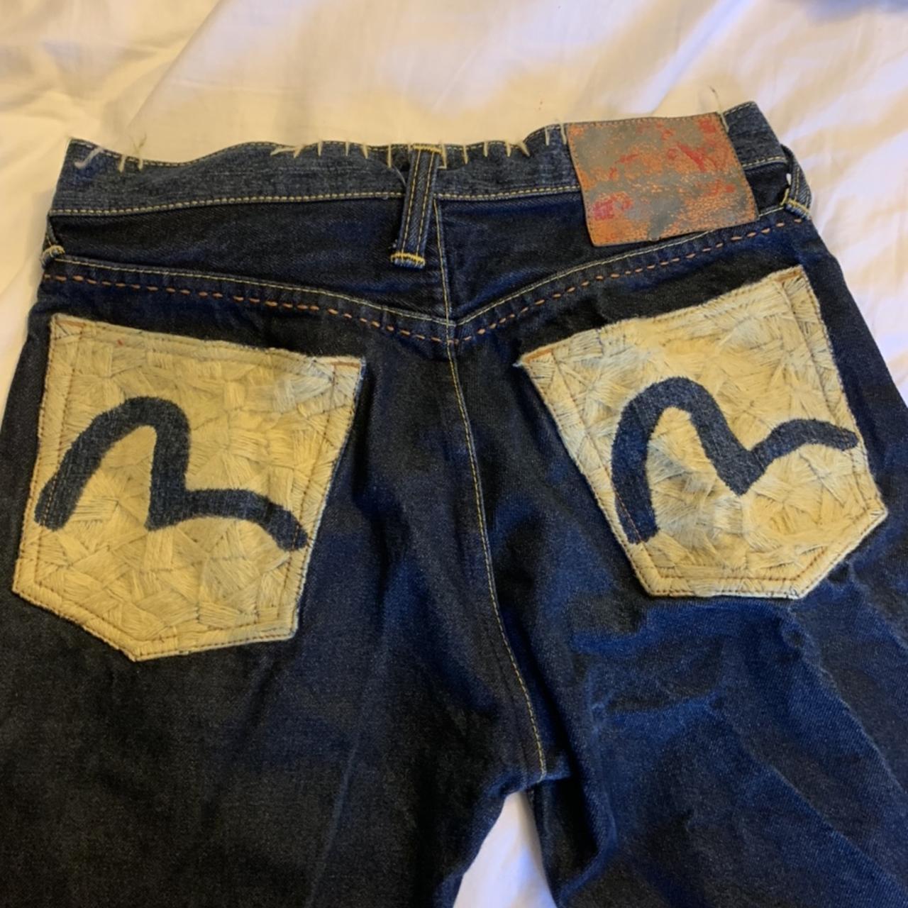 Evisu jeans Straight leg Waist 28 and length 32 BUT... - Depop