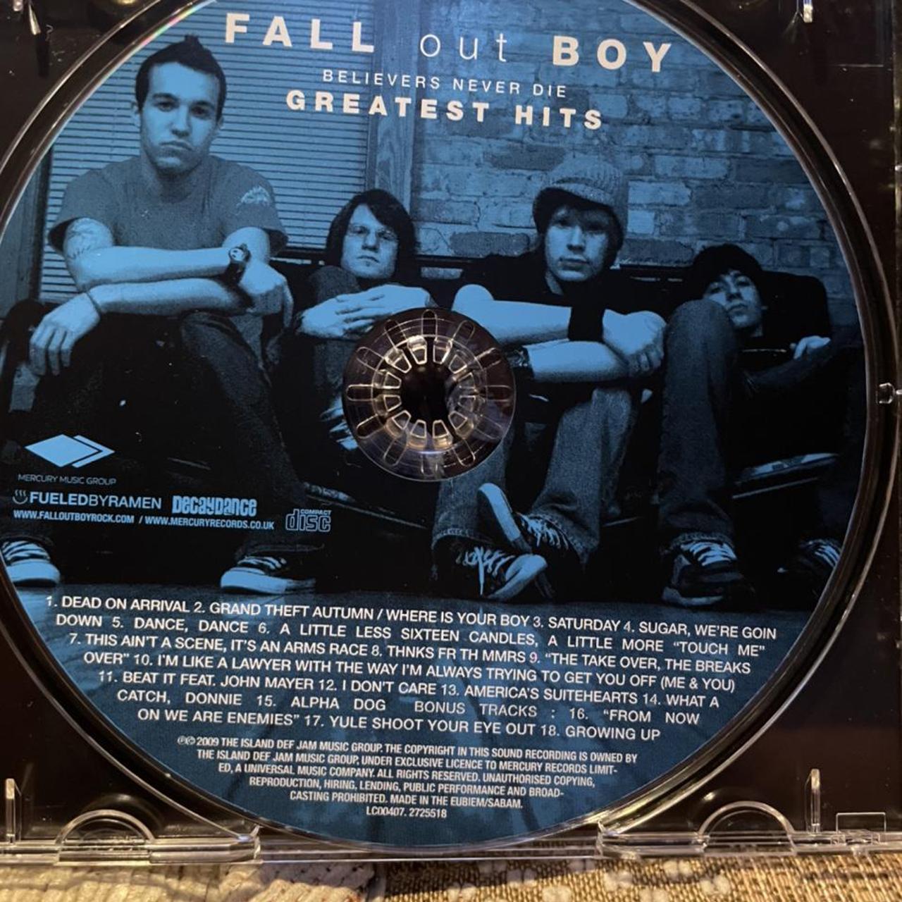 Fall out boy greatest hits £5 mint condition #cds... - Depop