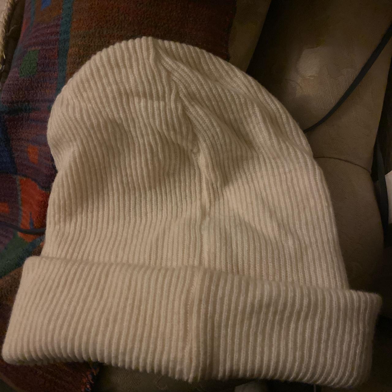 A brand new beanie hat never been worn white brekka... - Depop