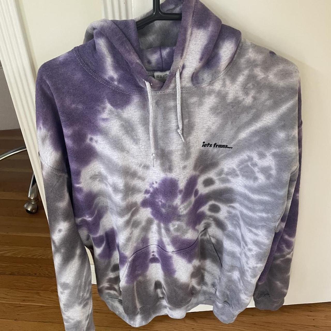 Urban Outfitters iets frans tie dye hoodie Size M... - Depop