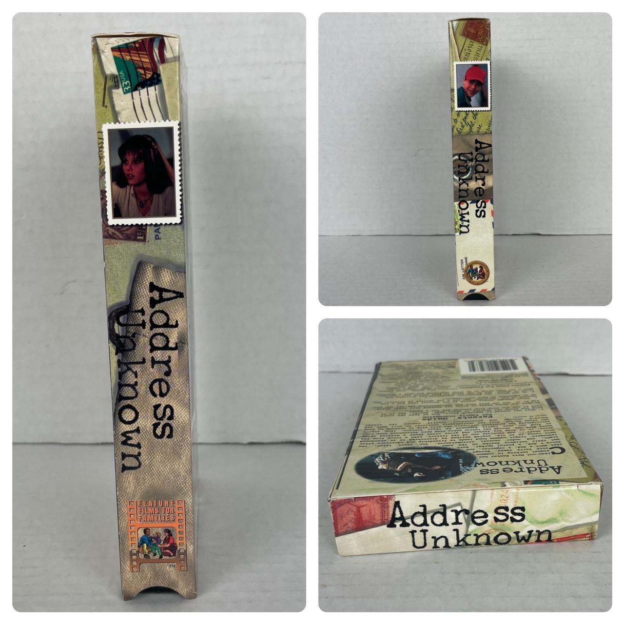 Address Unknown VHS 1996 Tested and works great... - Depop