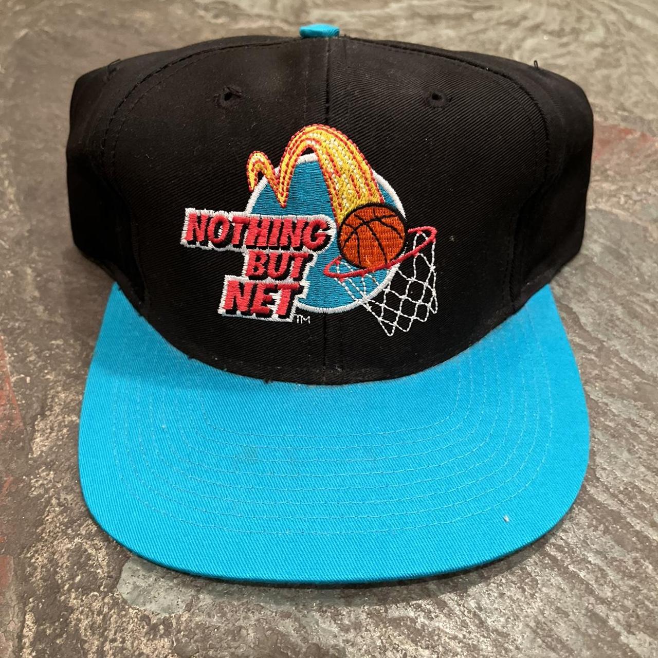 Vintage “Nothing But Net” SnapBack Hat Cap 1993... - Depop