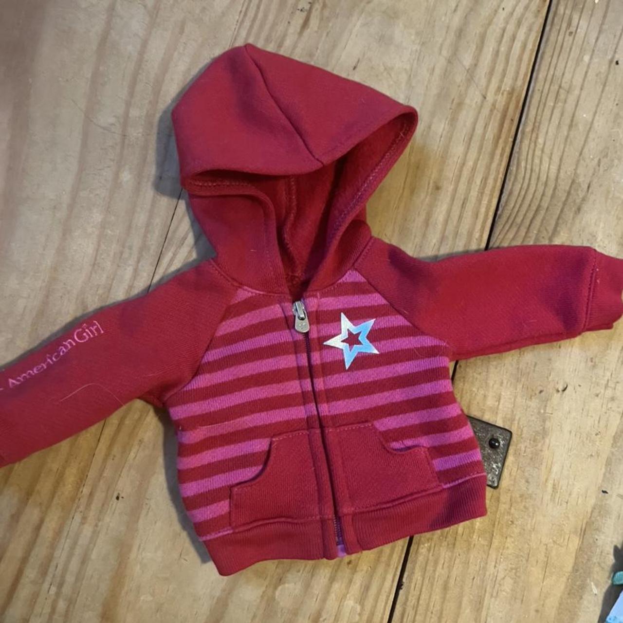 American Girl doll zip up hoodie -American Girl... - Depop