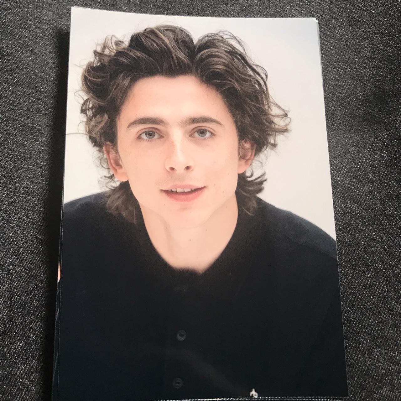 3 glossy, super high quality photos of timothée... - Depop
