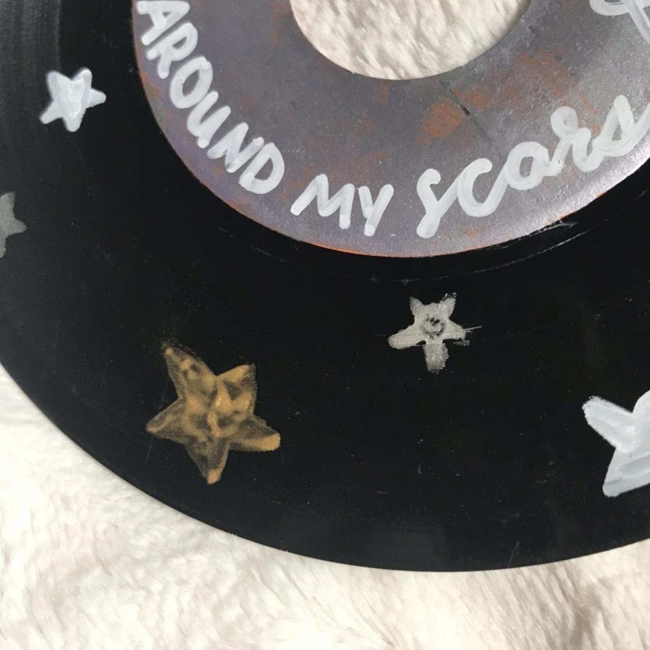 taylor swift ‘cardigan’ inspired painted vinyl 🌟 •... - Depop