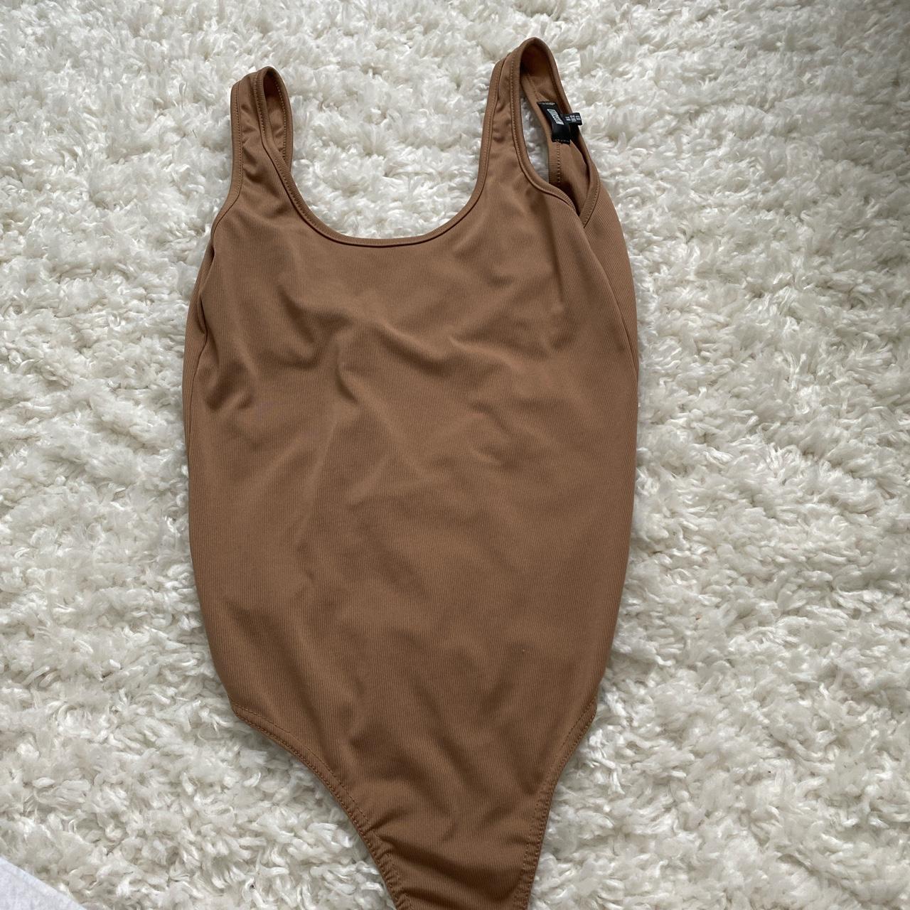 missguided low back body suit #spandex #missguided... - Depop