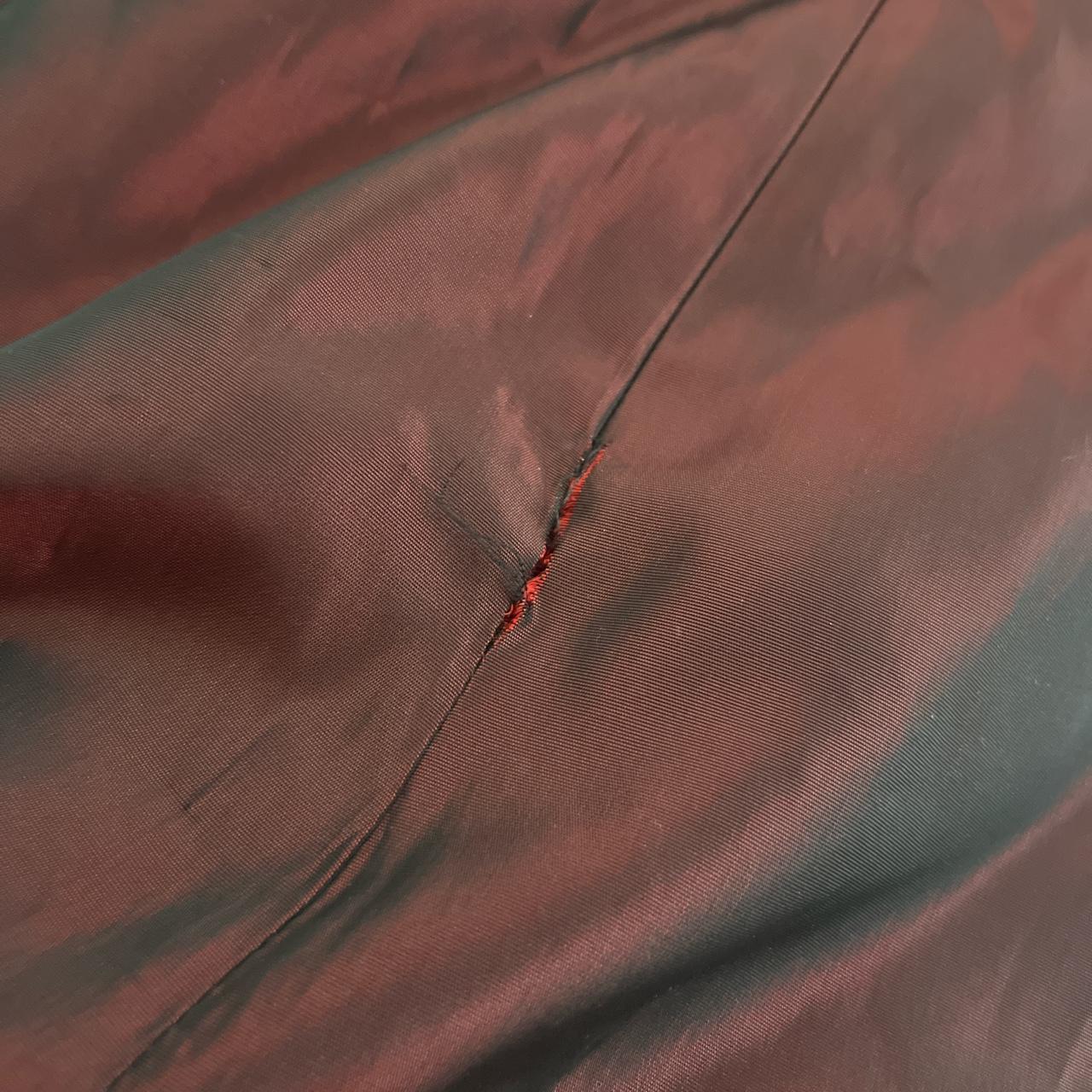 gorgeous iridescent red prom dress {fits a... - Depop